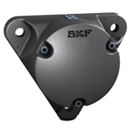 Skf Flange Block Housing; 3 Bolt Triangle; 80MM Shaft Diameter; Gray Cast Iron Material FNL 518 ...